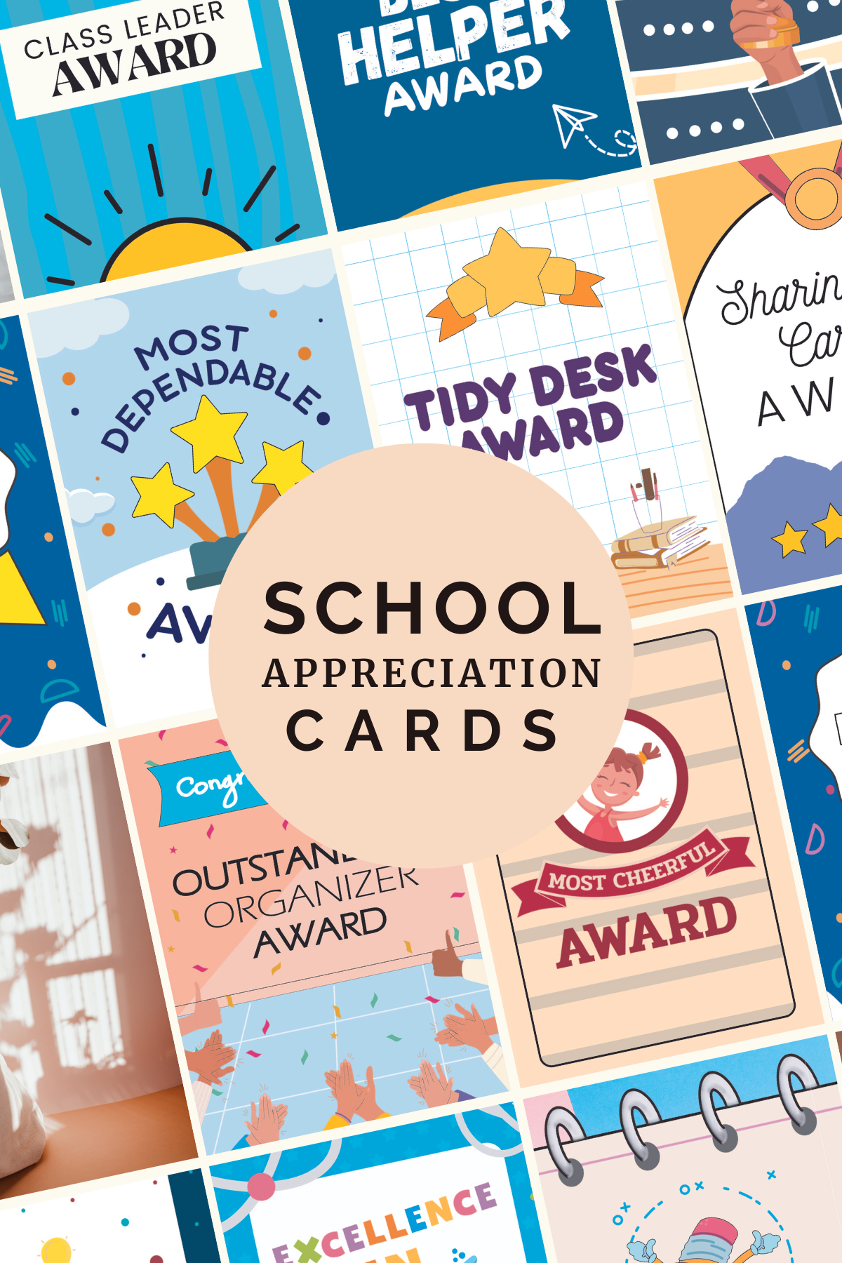 Free Back-To-School Printables Student Awards School Appreciation Cards ...