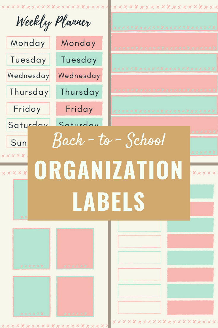 Free Back-To-School Printables Organization Labels - Quan Jewelry ...
