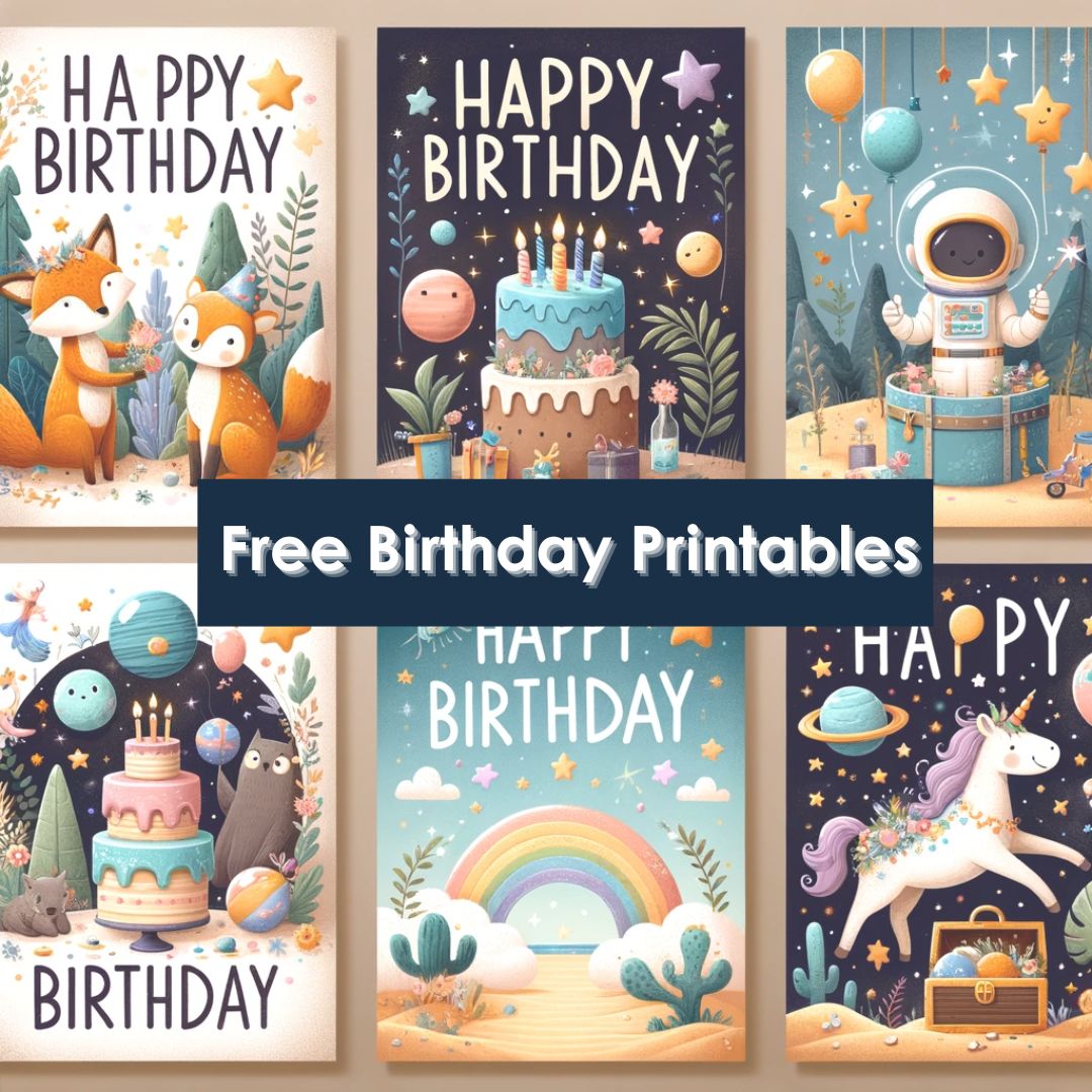 Free Birthday Printables: Personalize Your Celebration! - Quotes Jewelry