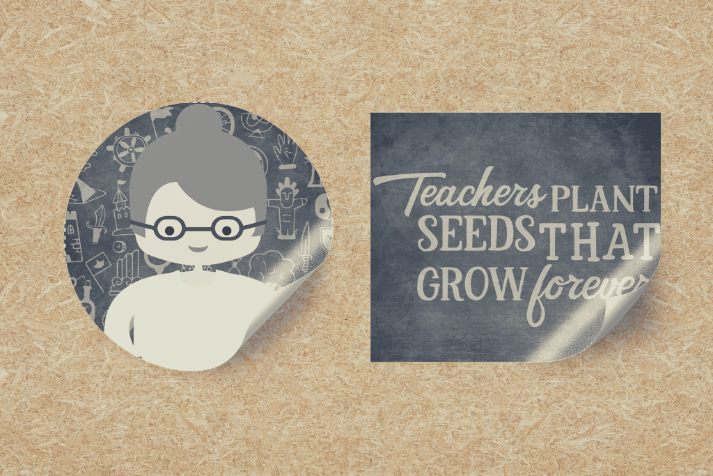 Free Teacher Sticker Printables - Quan Jewelry - Quotes Jewelry