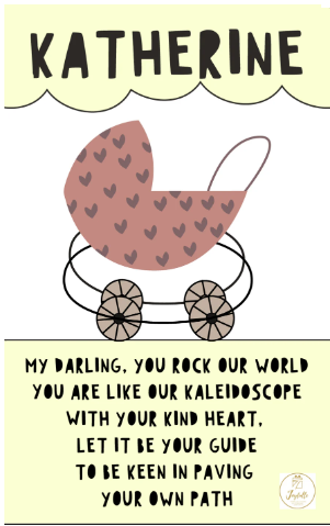 Baby and Kids Name Poems Printables - Katherine - Quotes Jewelry