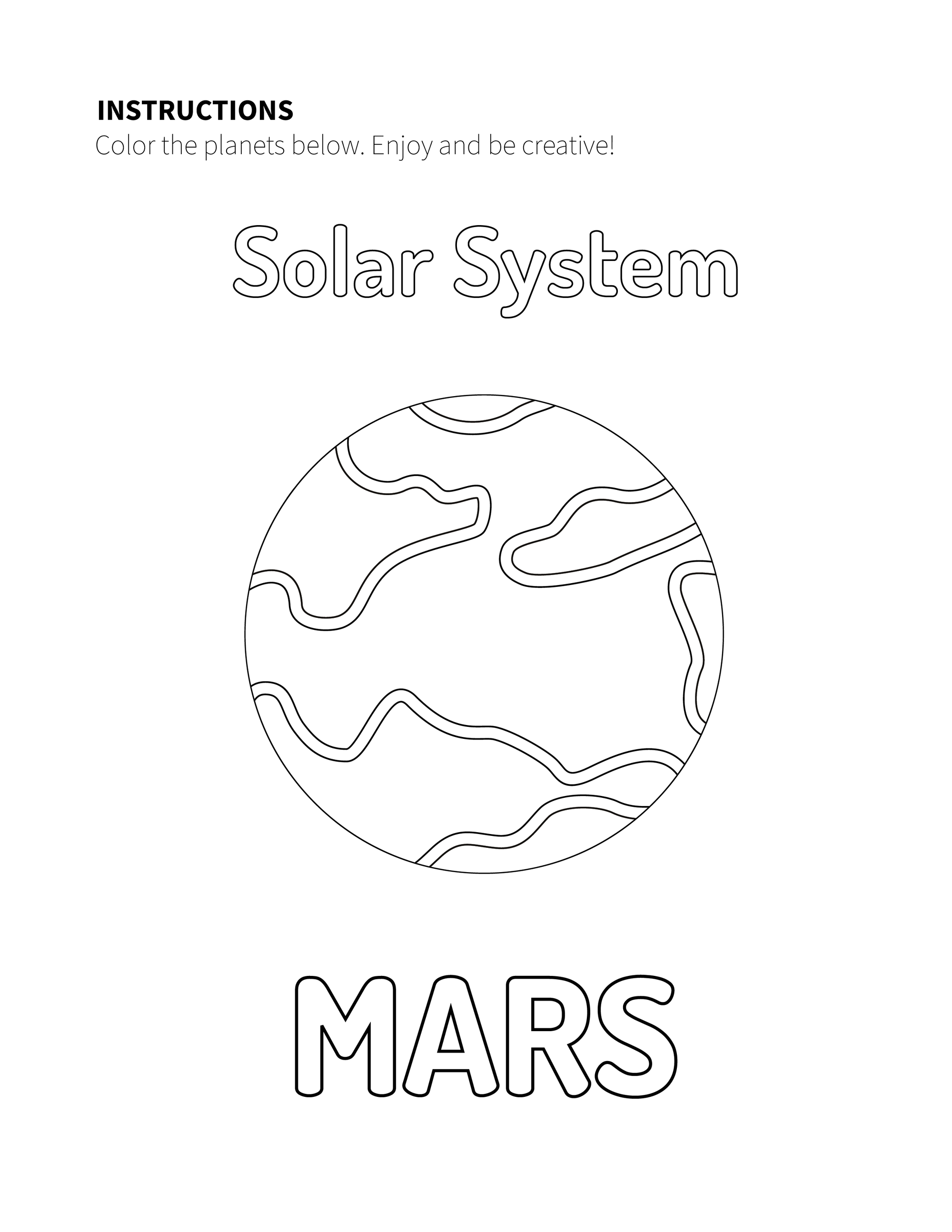 planet coloring pages free