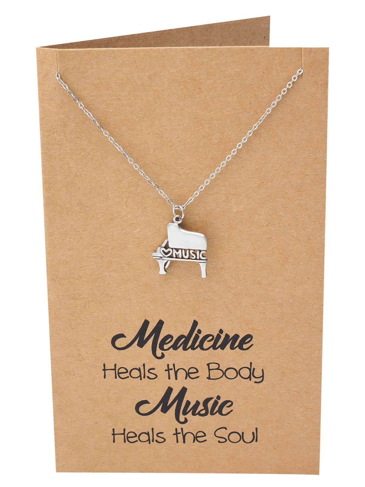 Quinzel Birthday Gifts Music Necklace, Gifts for Music Lovers - Quan ...